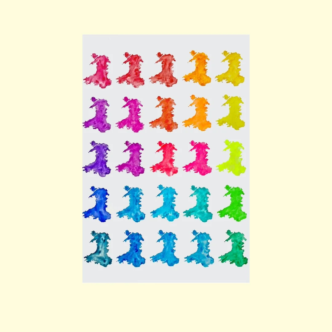 Rainbow Wales Map Welsh Art Print | Niki Pilkington | Mostyn– MOSTYN